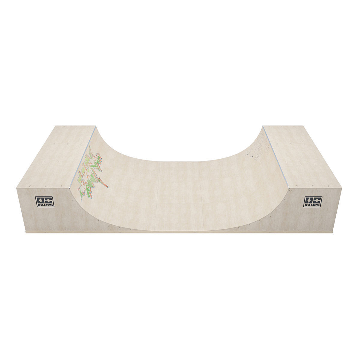 OC Ramps Halfpipe Ramp 3D model | CGTrader
