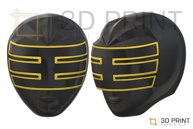 Power Rangers Zeo Gold Ranger helmet 3D model 3D printable | CGTrader