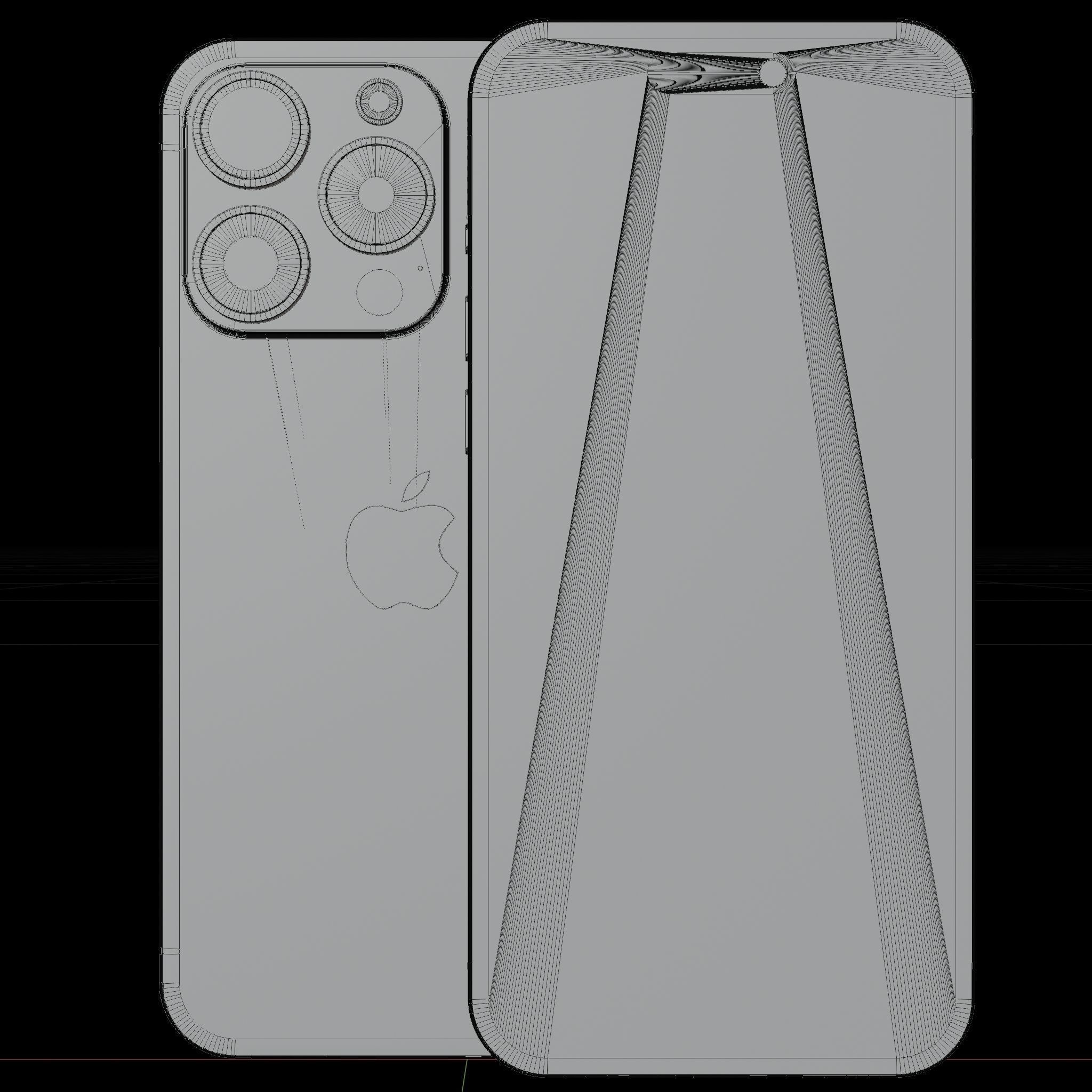 3D model Apple iPhone 15 Pro Max Natural Titanium Pixels effects VR ...