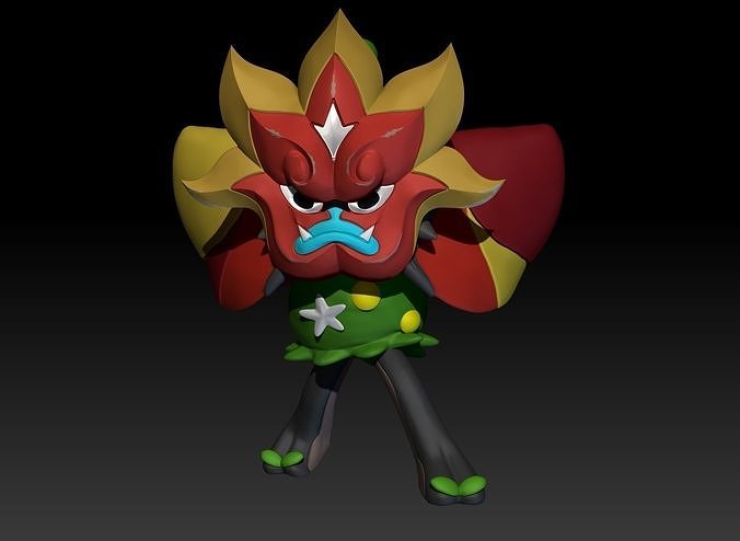 Pokemon Ogerpon Hearthflame Mask 3D model 3D printable | CGTrader