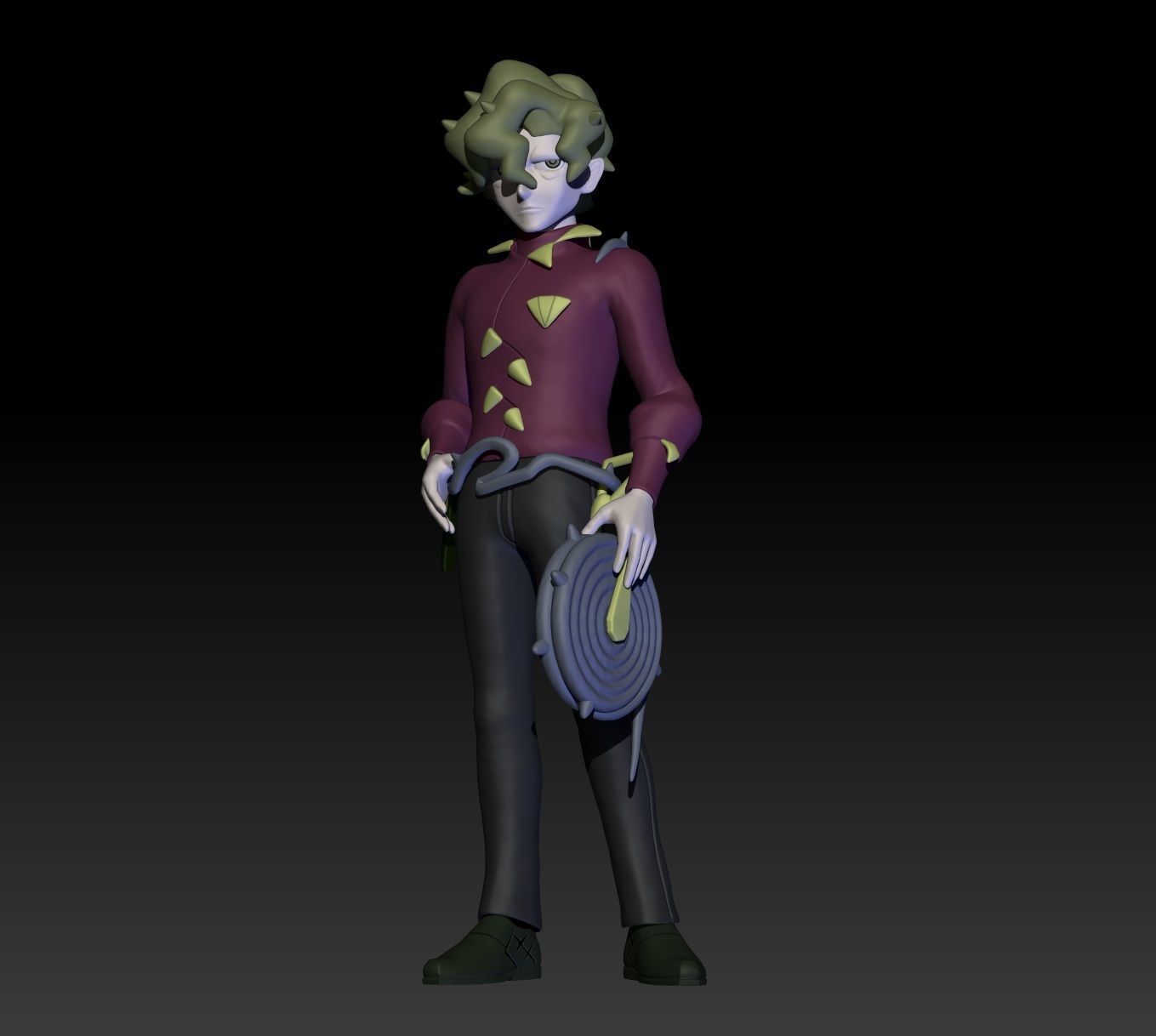 Pokemon Paldea Gym Leader Brassius 3d Model 3d Printable Cgtrader