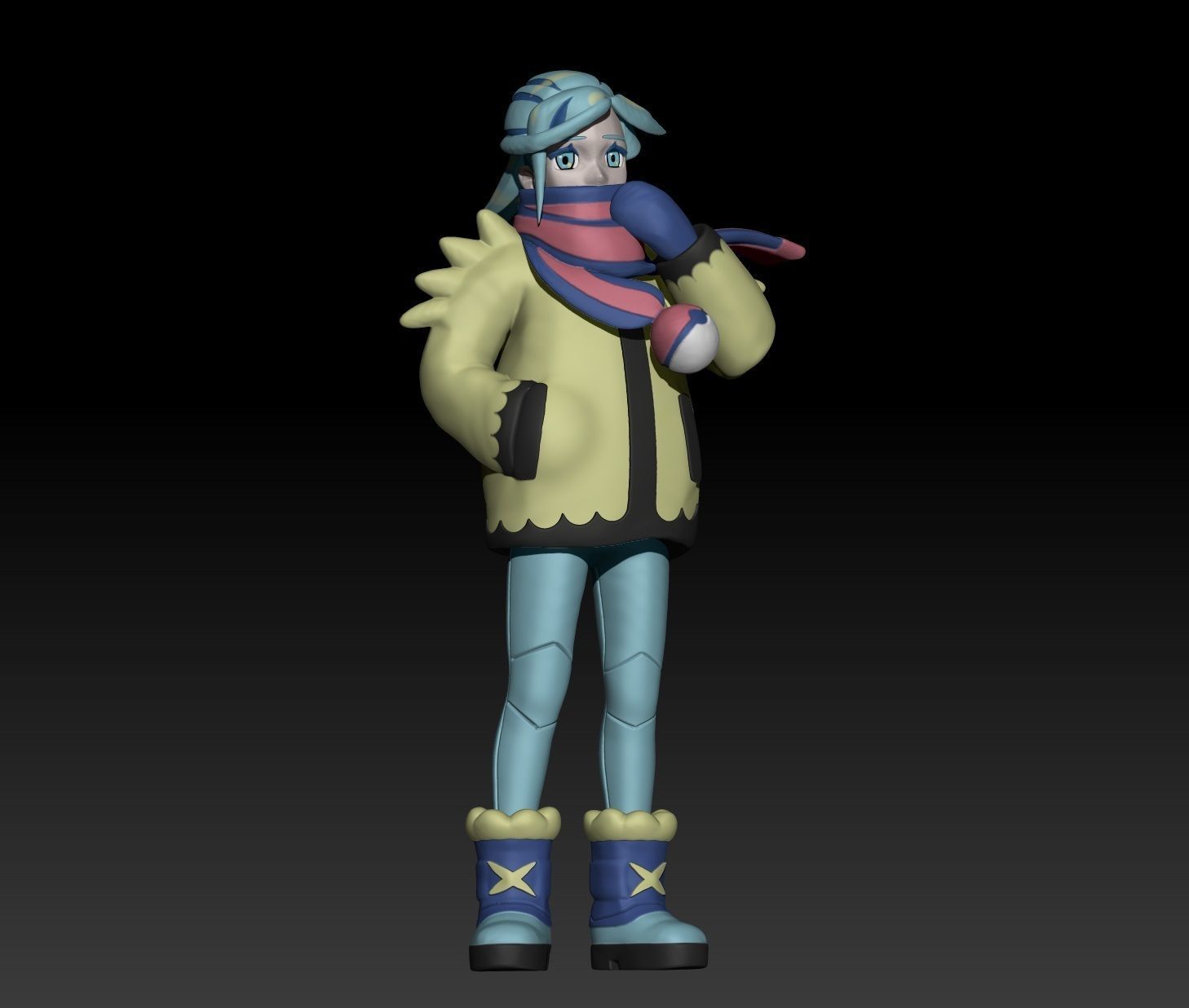 Pokemon Paldea Gym Leader Grusha 3D model 3D printable | CGTrader