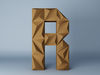3D Model Collection 3D letter Low poly origami geometric VR / AR / low ...