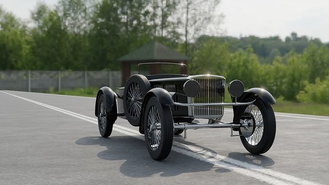 3D model Frazer Nash Old car VR / AR / low-poly | CGTrader