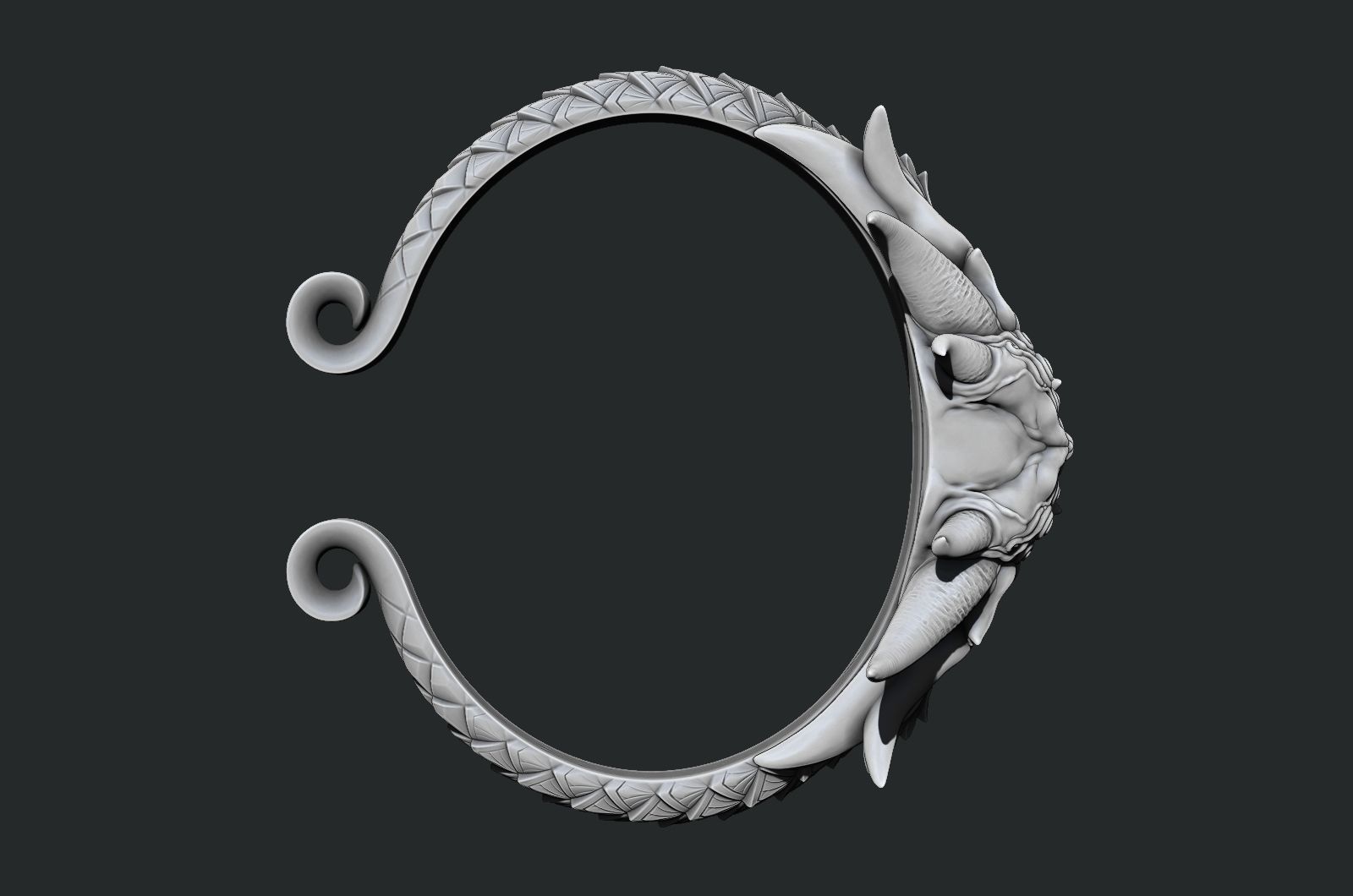 Ghost Control Bracelet Mythical Beast Bracelet 3D model | CGTrader