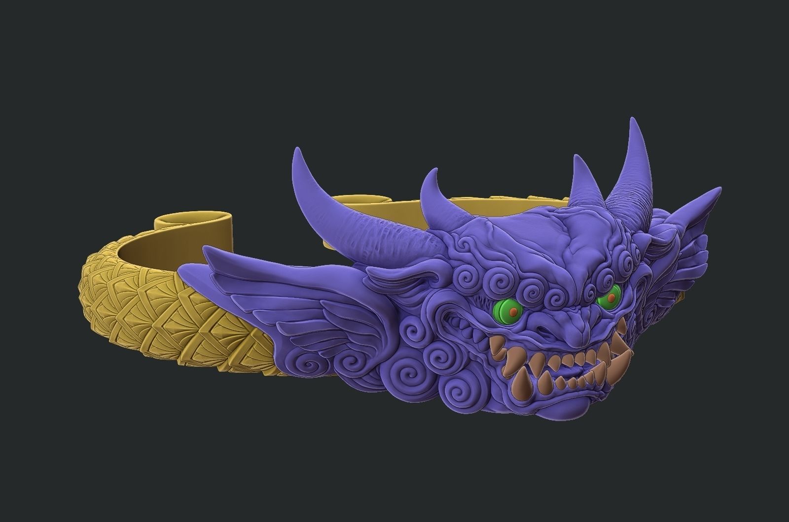 Ghost Control Bracelet Mythical Beast Bracelet 3D model | CGTrader