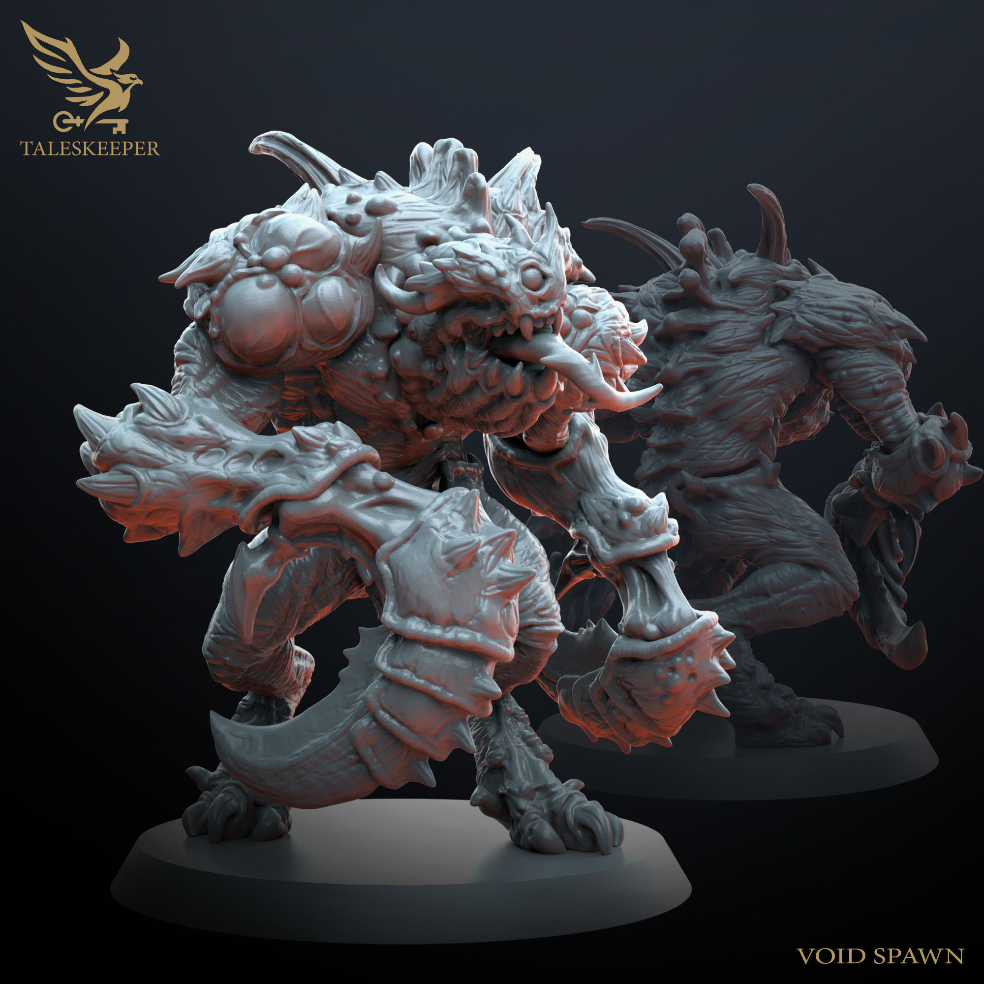 VOID ABOMINATION AND SPAWN 3D model 3D printable | CGTrader