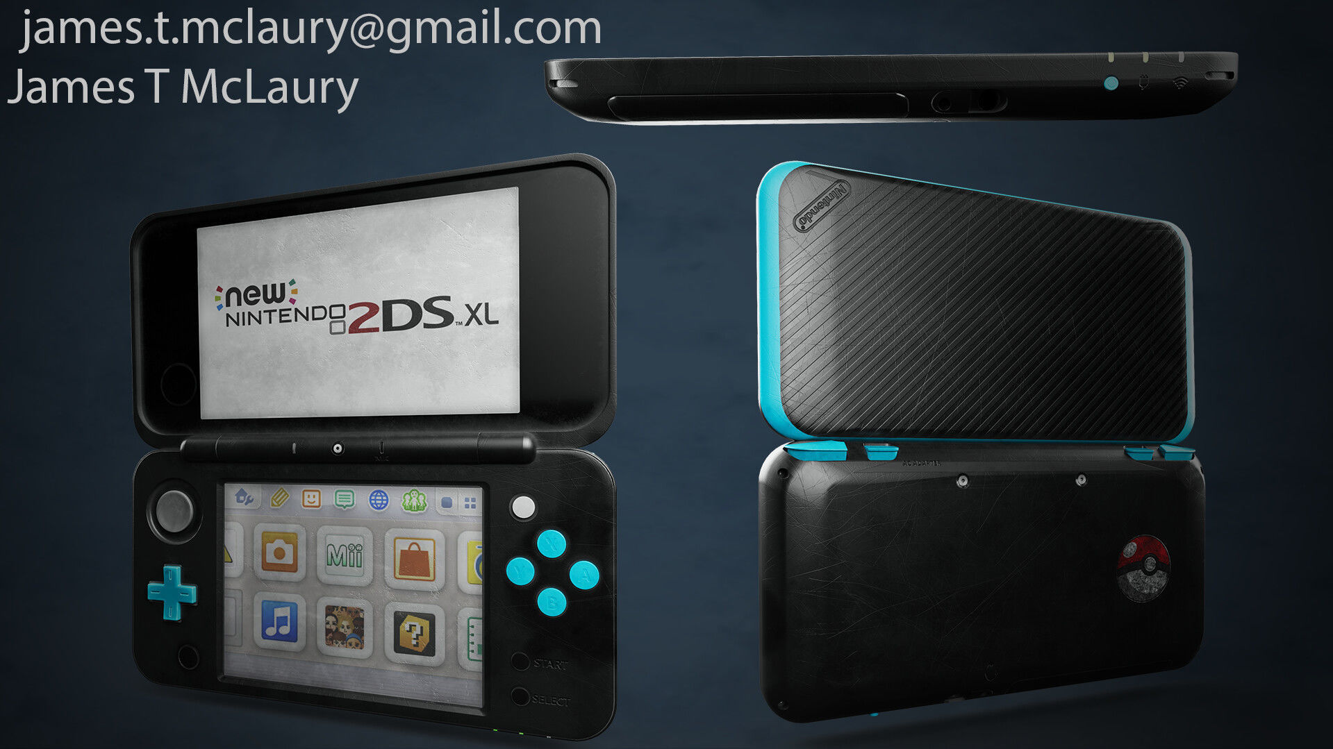 New Nintendo 2DSXL free VR / AR / low-poly 3D model | CGTrader