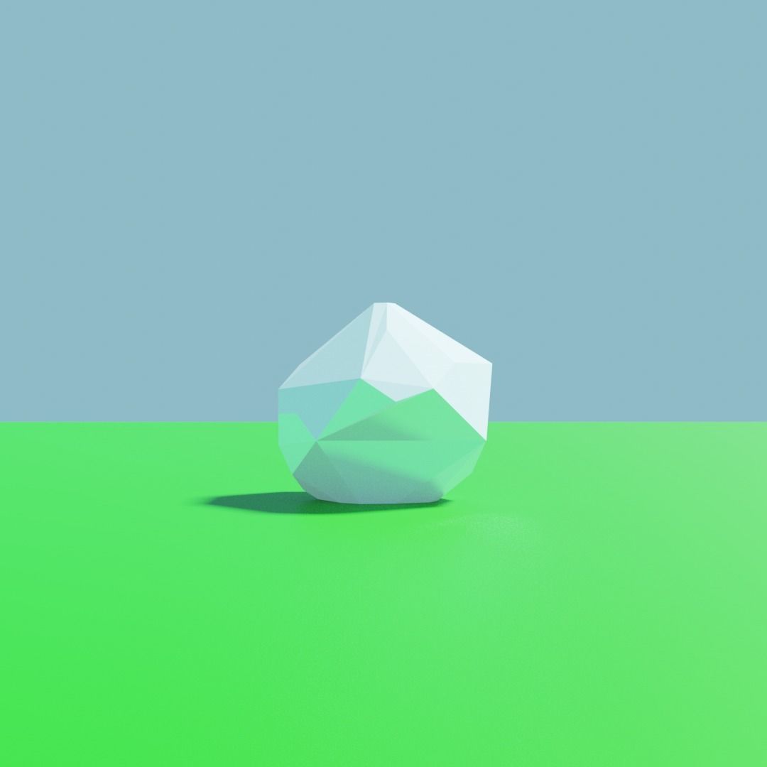 3D model 11 MODELS - Low-Poly Game Ready Diamond Ore VR / AR / low-poly ...