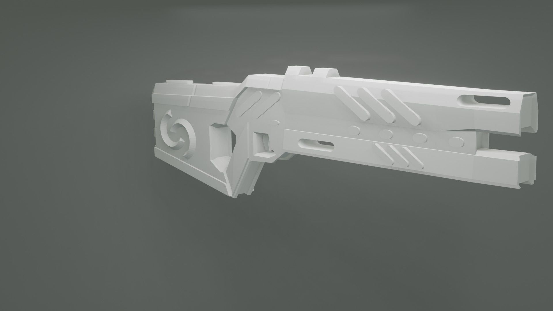 sci fi blaster free VR / AR / low-poly 3D model | CGTrader
