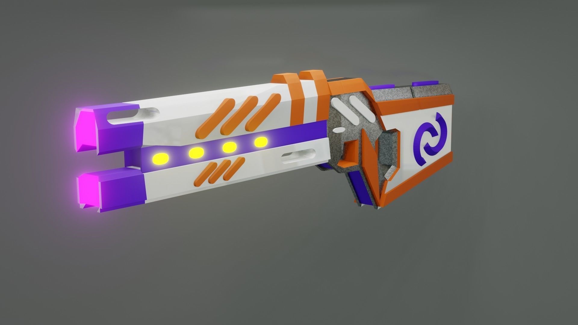 sci fi blaster free VR / AR / low-poly 3D model | CGTrader