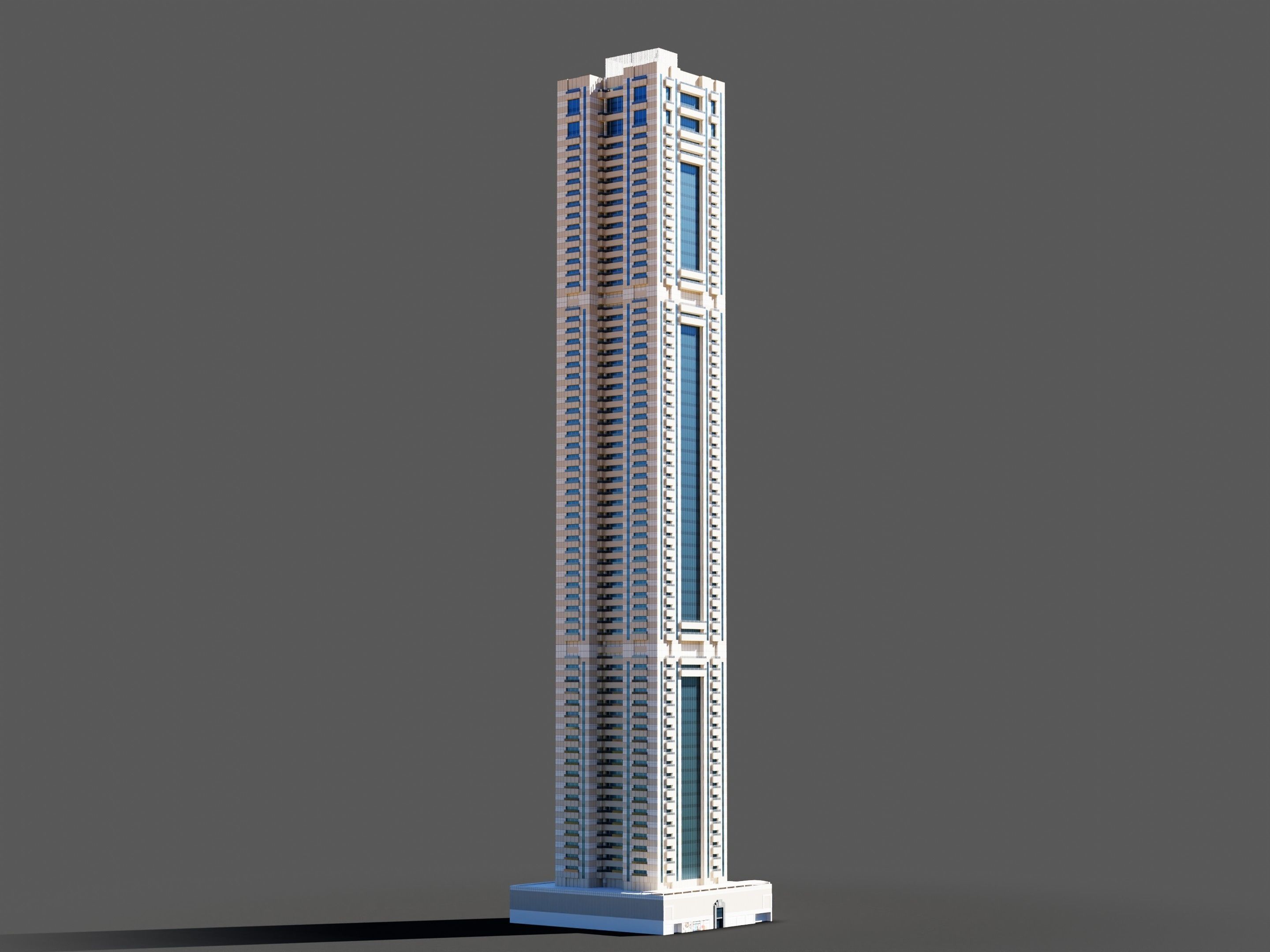 Sulafa Tower - Dubai marina 3D model | CGTrader
