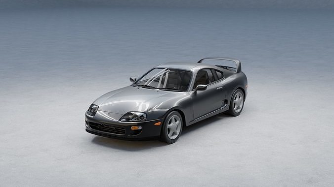 Toyota Supra 3D model animated rigged | CGTrader