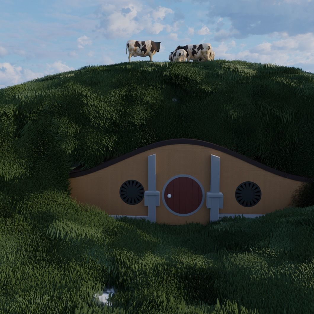 3D model Hobbit House VR / AR / low-poly | CGTrader