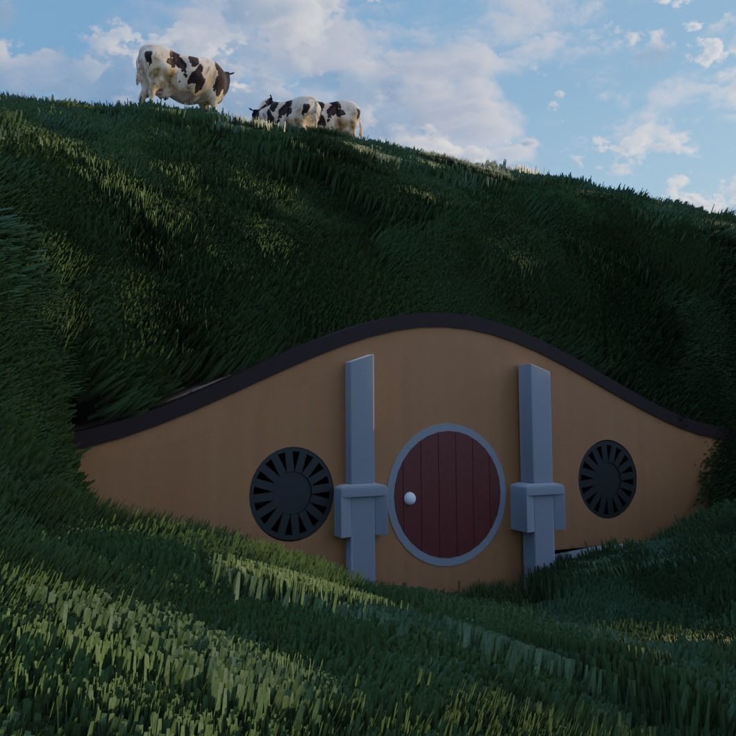 3D model Hobbit House VR / AR / low-poly | CGTrader