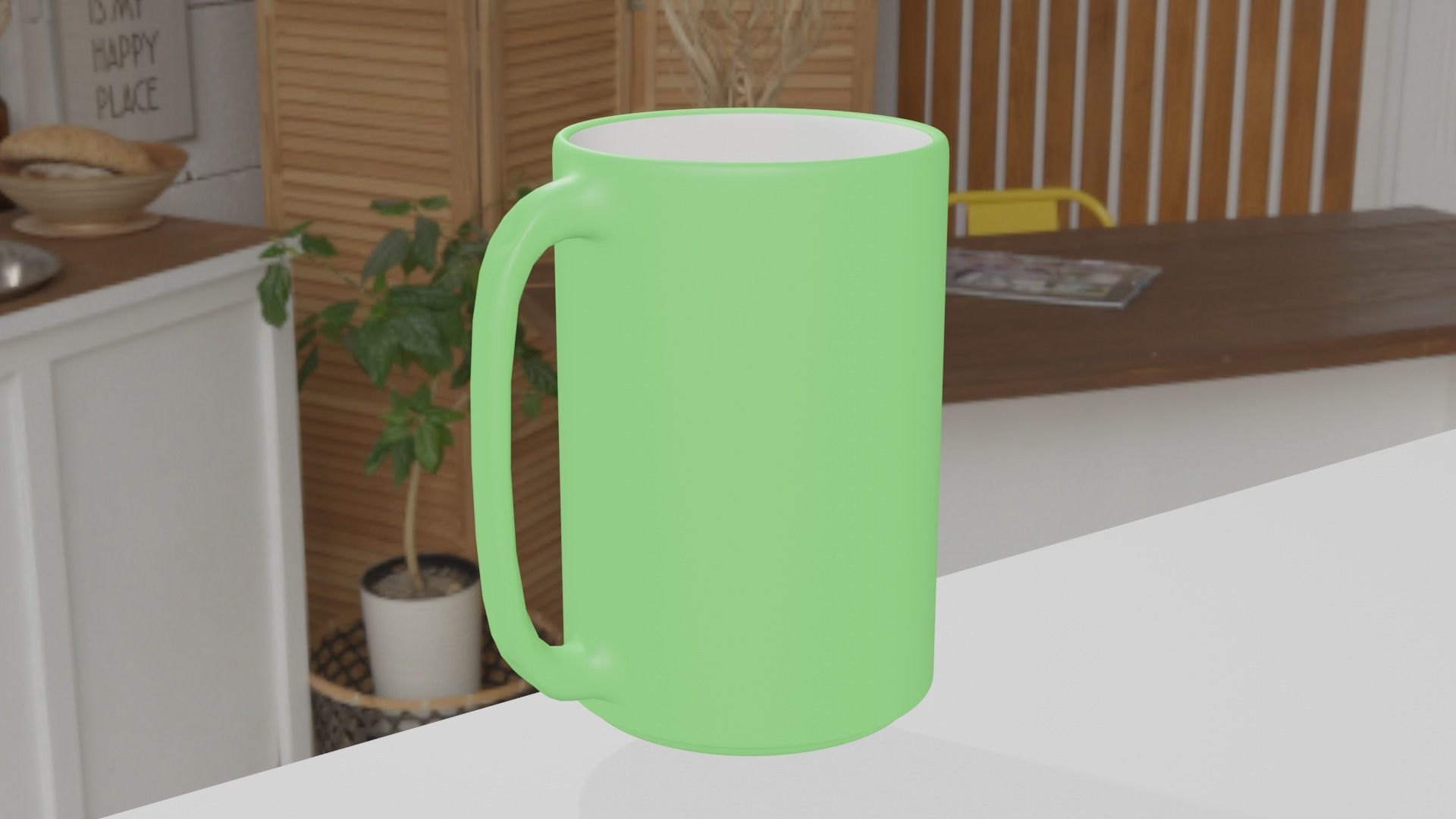 Mug With Blender Logo 3D model | CGTrader