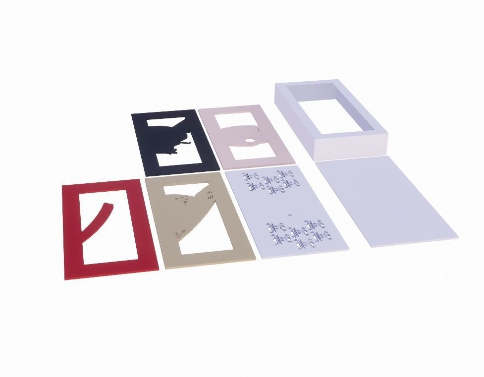 One Piece Luffy Light Box 3D model | CGTrader