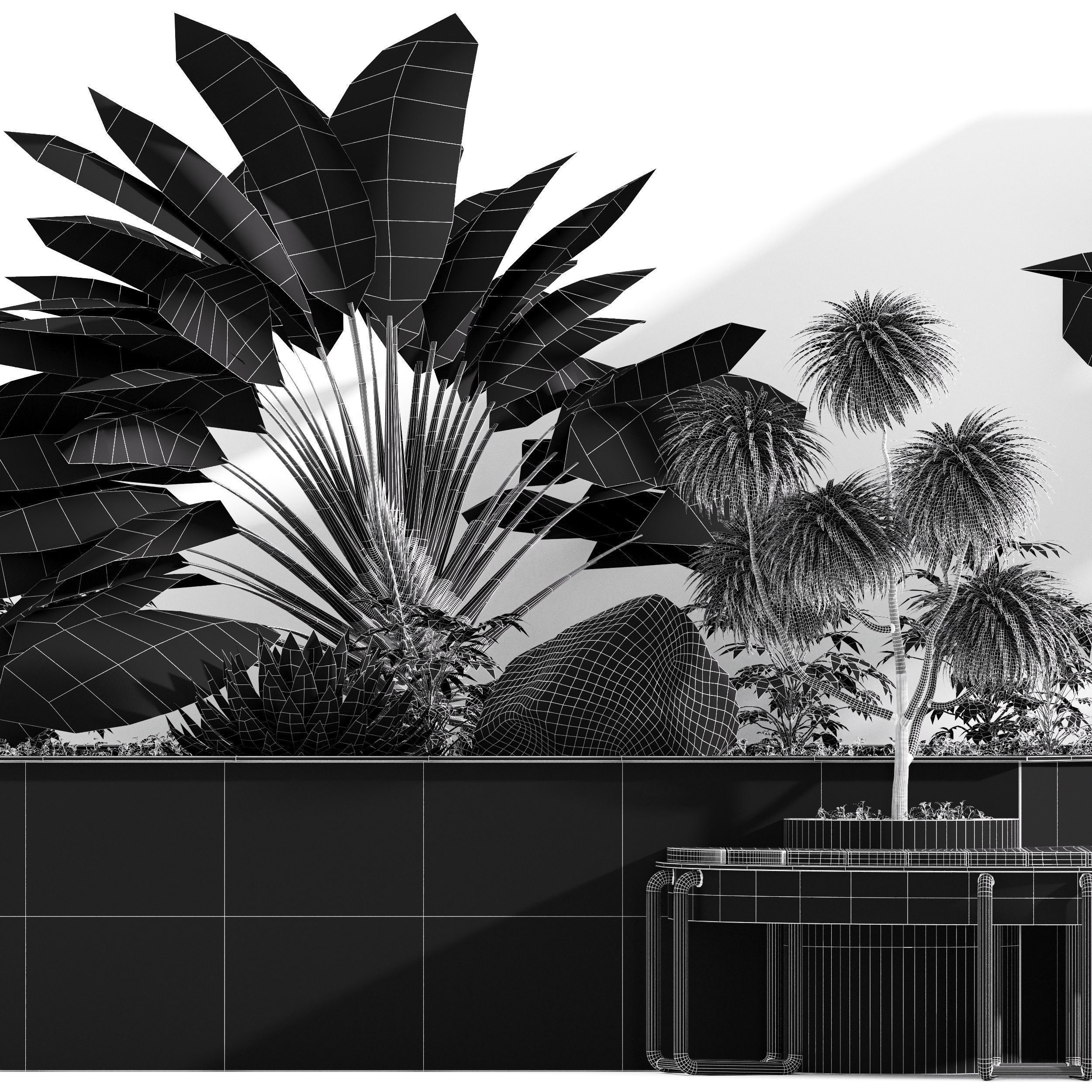 6 Different SETS of Plant Outdoor SET VOL81 3D Model Collection | CGTrader