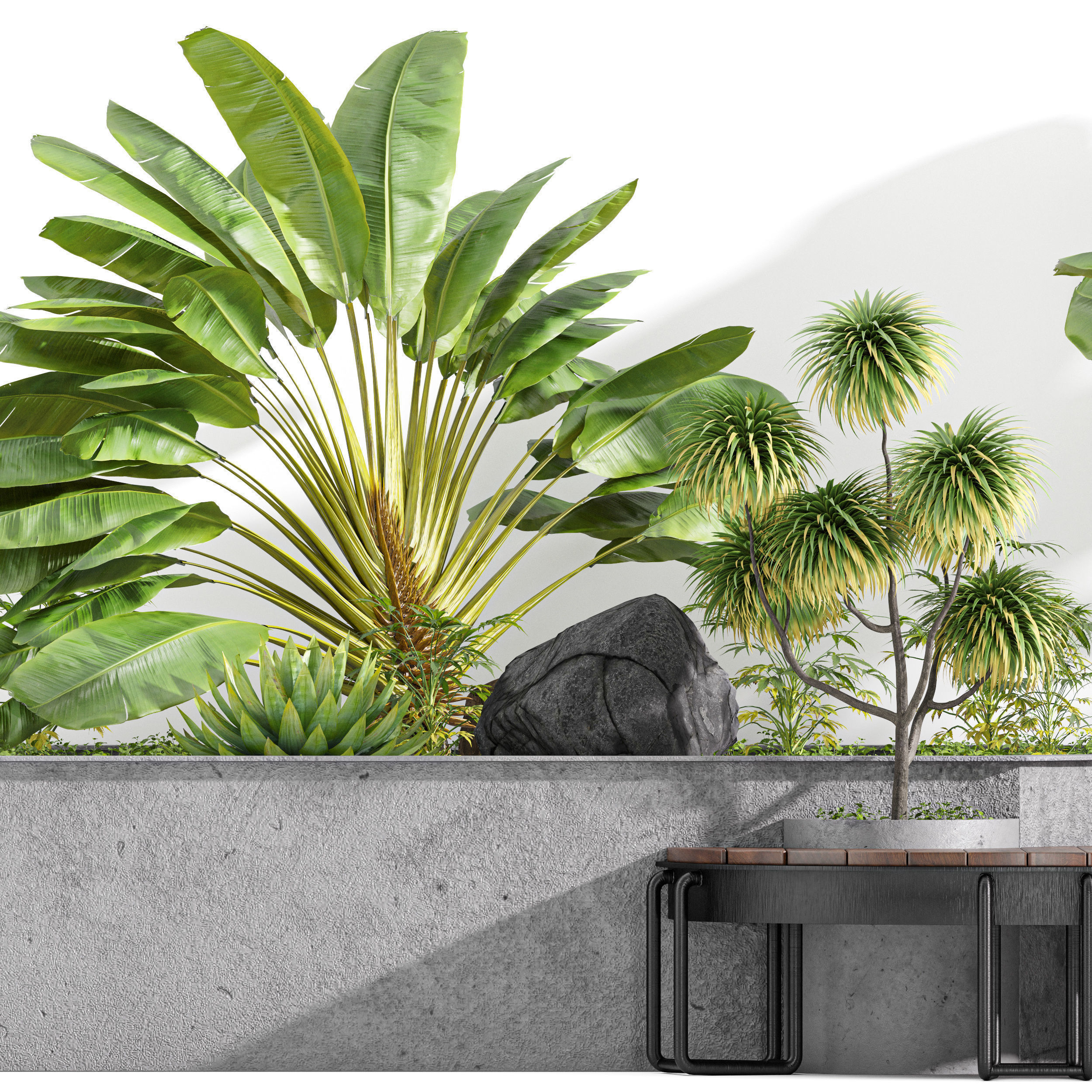 6 Different SETS of Plant Outdoor SET VOL81 3D Model Collection | CGTrader