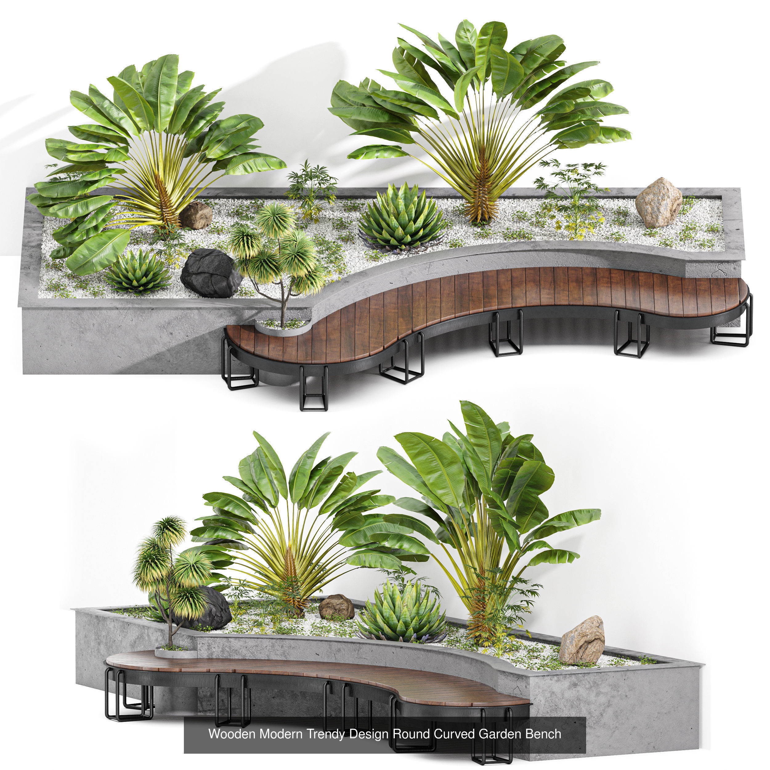 6 Different SETS of Plant Outdoor SET VOL81 3D Model Collection | CGTrader