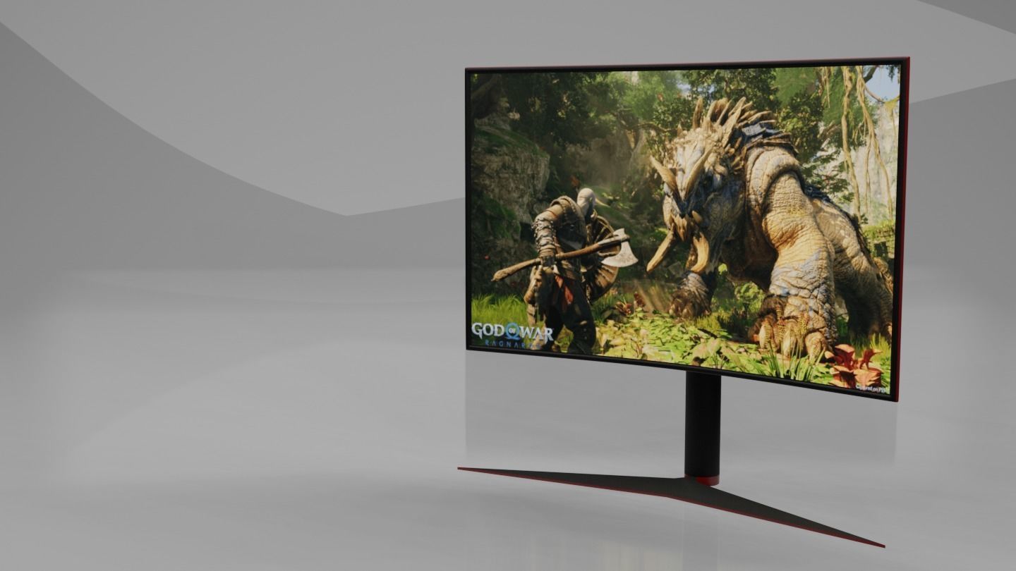 3D model Gaming Monitor 3D Asset VR / AR / low-poly | CGTrader