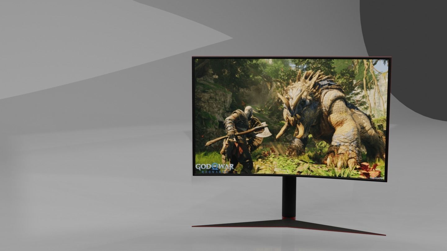 3D model Gaming Monitor 3D Asset VR / AR / low-poly | CGTrader
