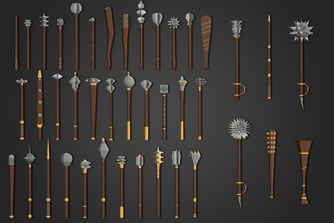 3D model Low Poly Club Pack 1 VR / AR / low-poly | CGTrader