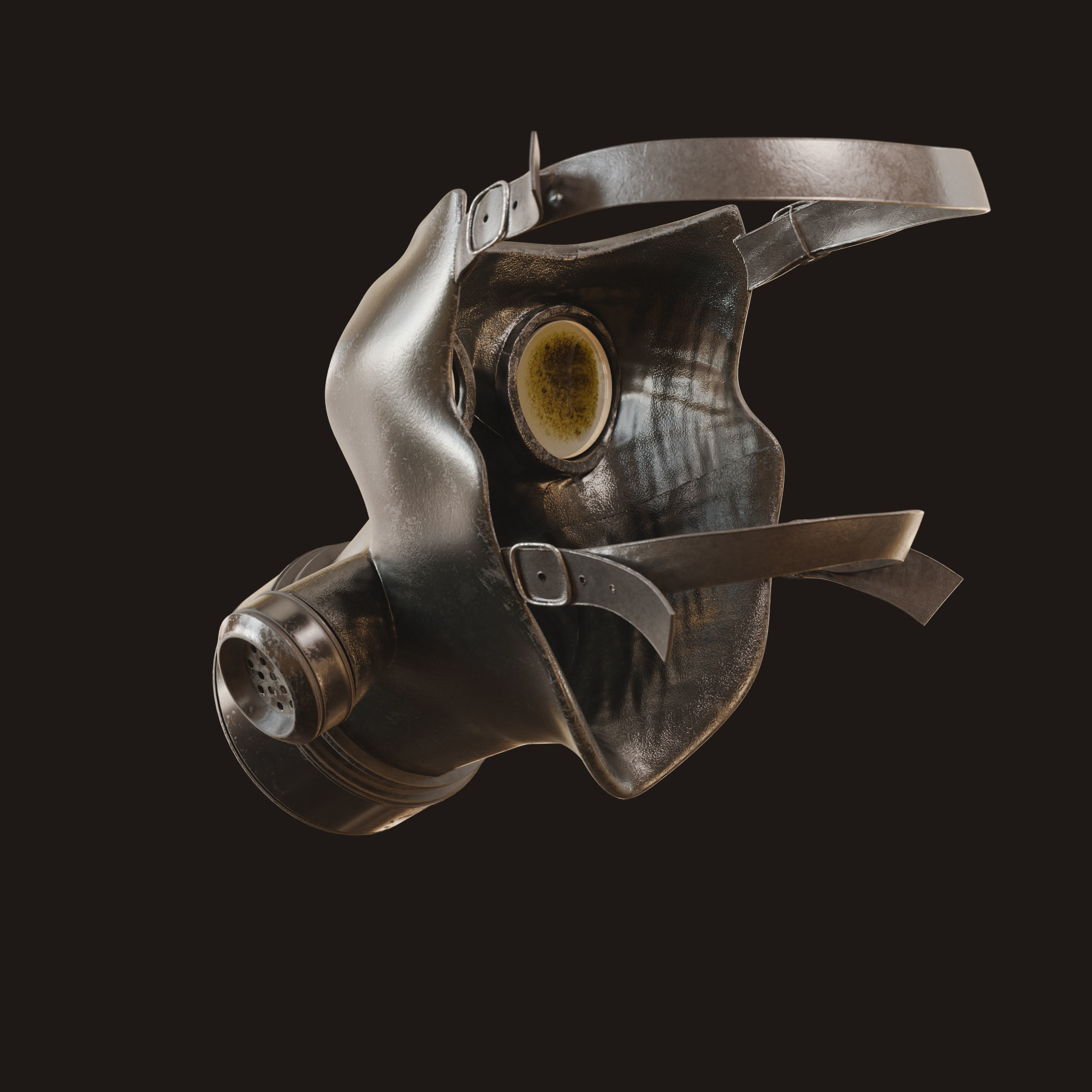 3D model Gas Mask Military VR / AR / low-poly | CGTrader