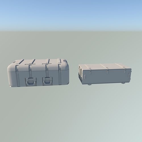 3D model military crate VR / AR / low-poly | CGTrader