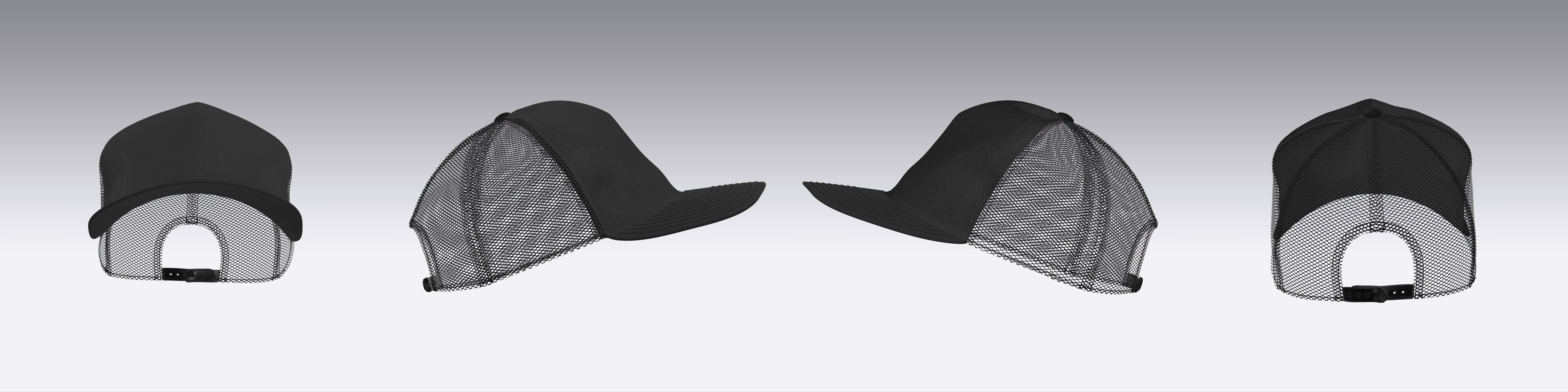 Mens Cap Trucker Hat 3D model | CGTrader