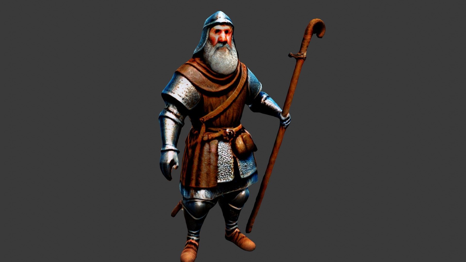 3D model Blind Wizard VR / AR / low-poly | CGTrader