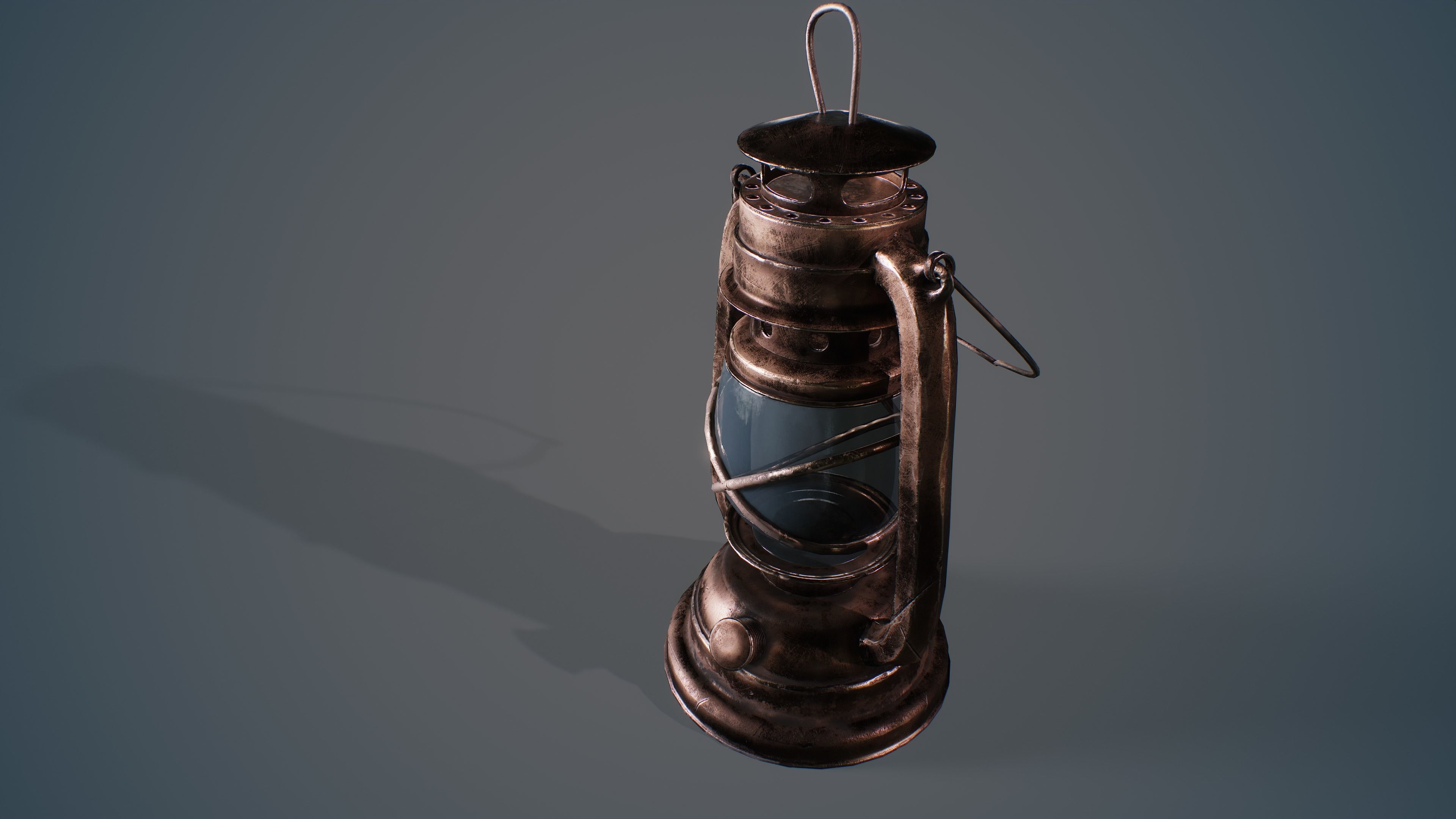 3D model Medieval Oil Lantern VR / AR / low-poly | CGTrader