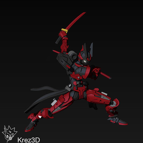 SA-1 Crimson Phantom 3D model 3D printable | CGTrader