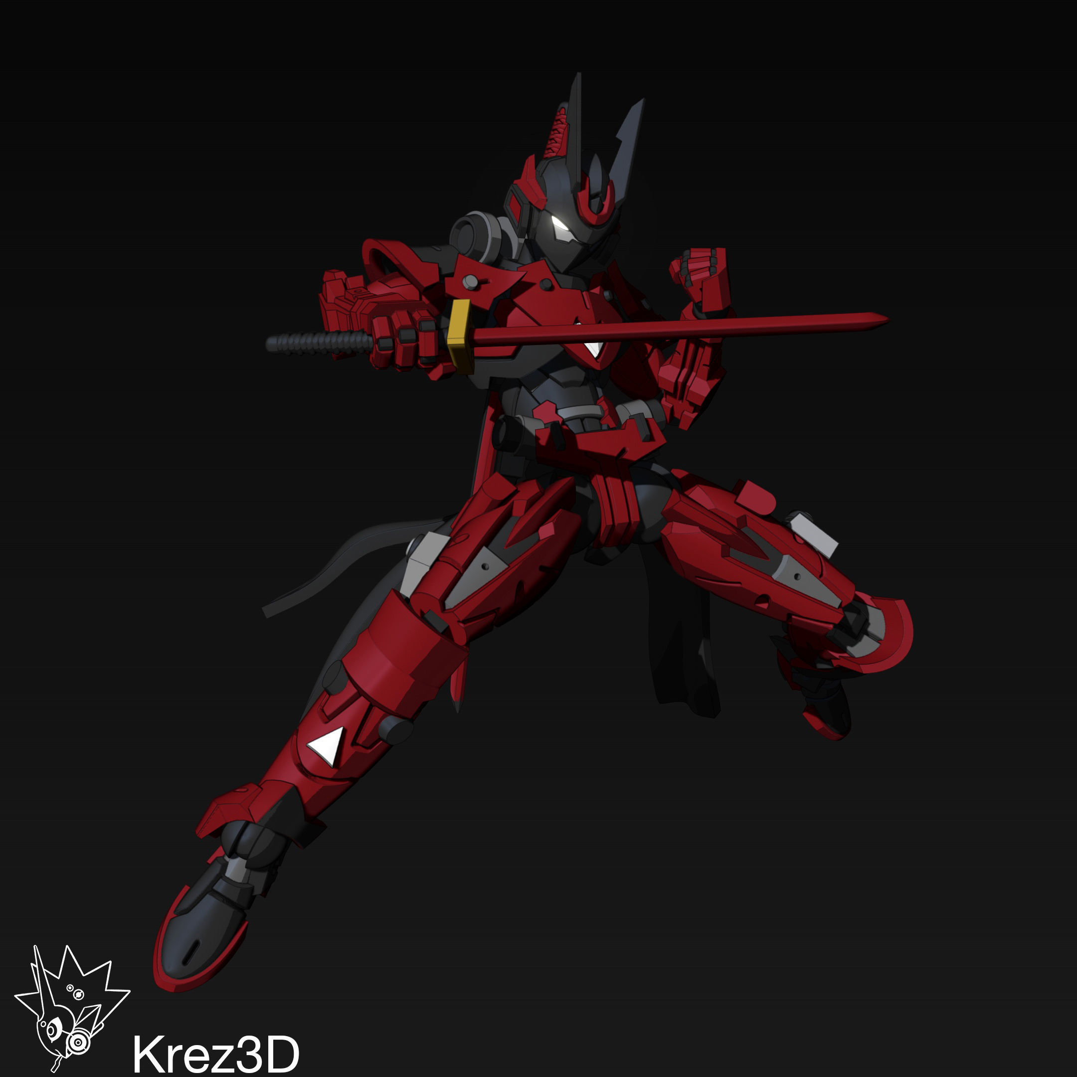 SA-1 Crimson Phantom 3D model 3D printable | CGTrader
