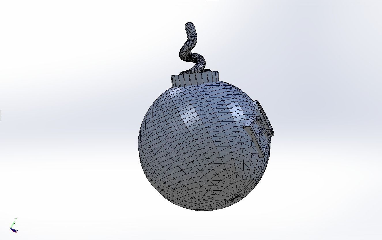 Bomb MK1 VR Design 3D model 3D printable | CGTrader