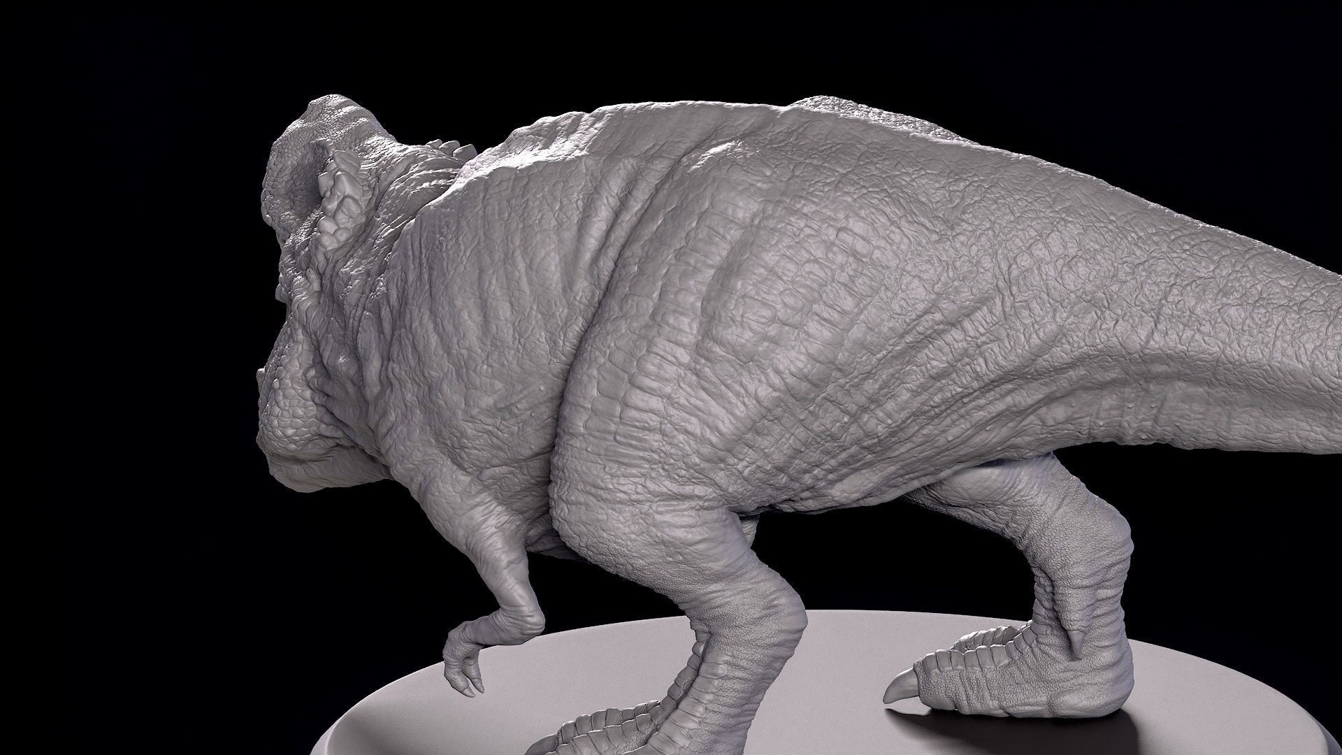 TRex roaring ready to print 3D model 3D printable | CGTrader