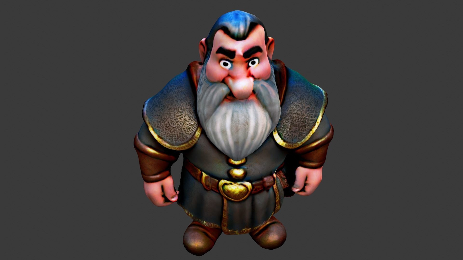 3D model Dwarf VR / AR / low-poly | CGTrader