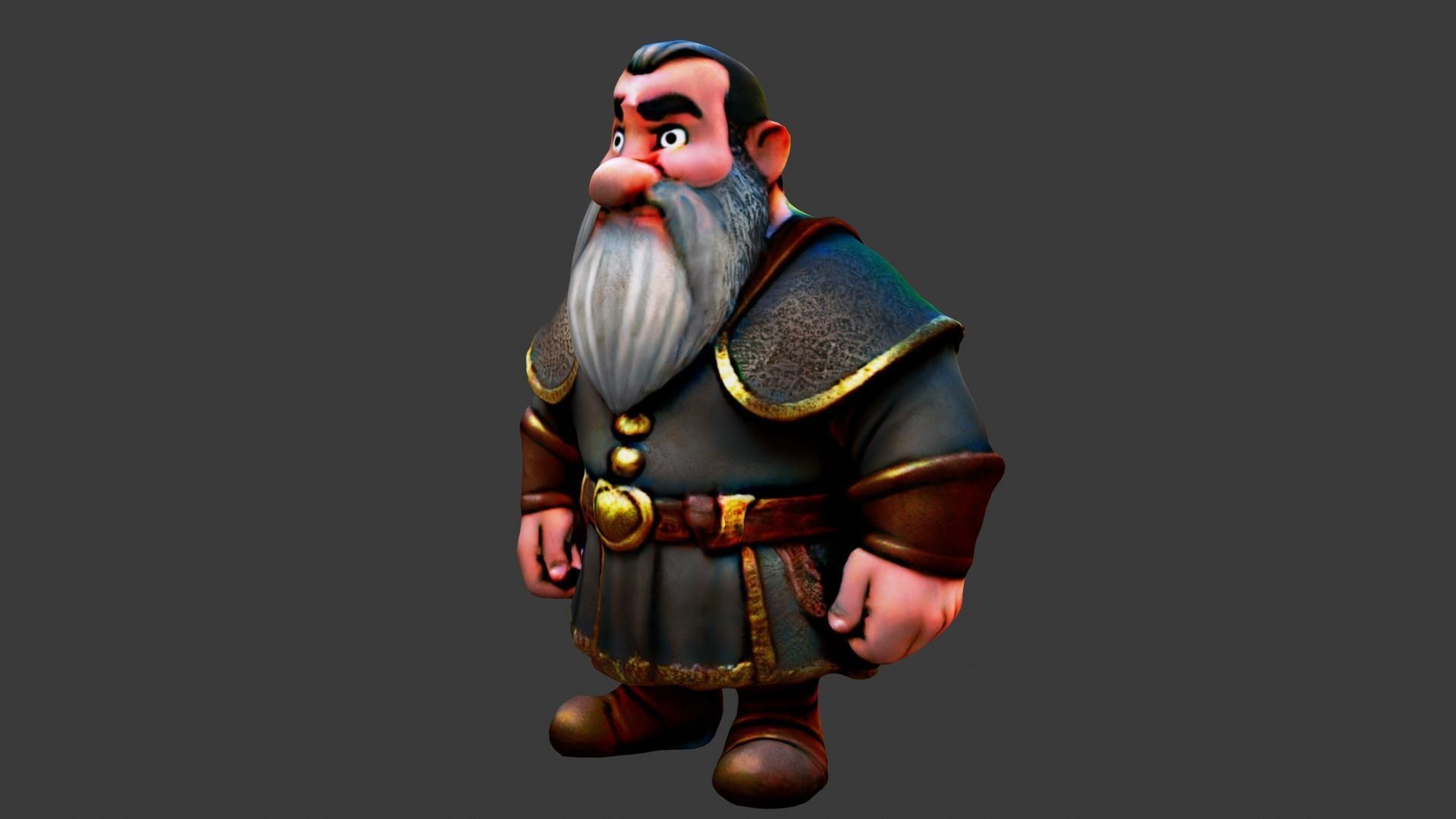 3D model Dwarf VR / AR / low-poly | CGTrader