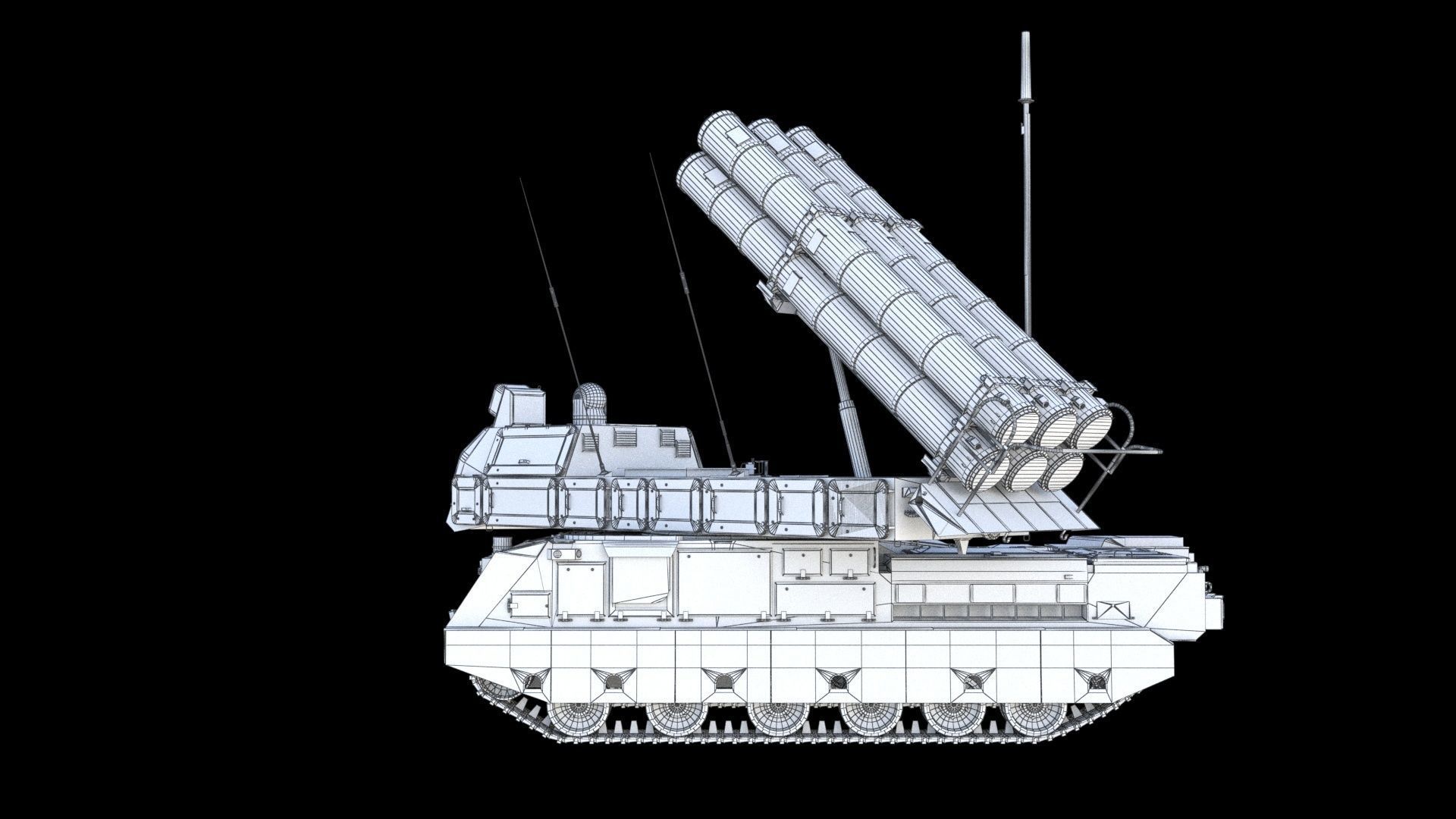 Buk M3E SA-17 Viking missile systems 3D model | CGTrader