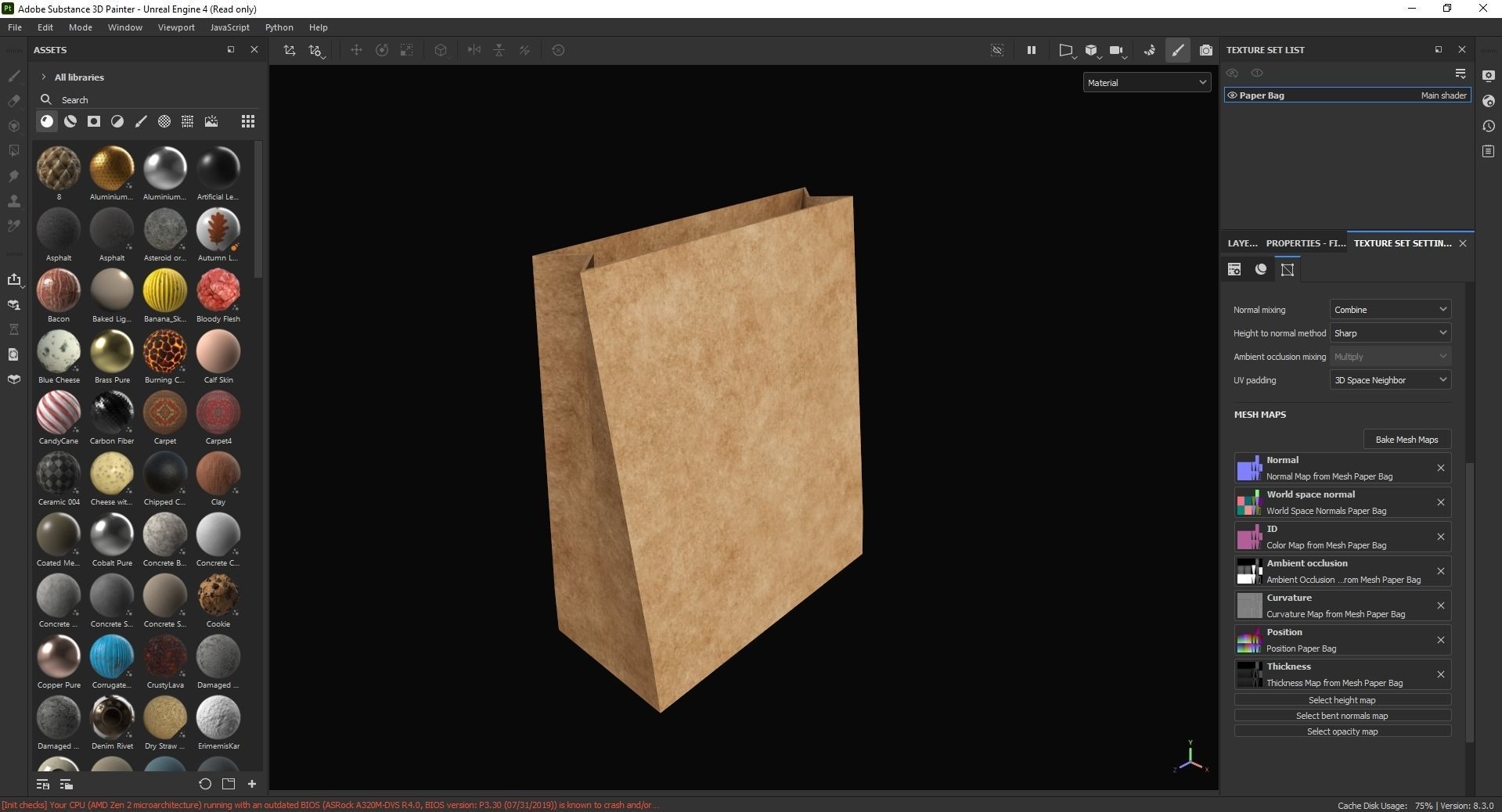 3D model Paper Bag 3D Model VR / AR / low-poly | CGTrader