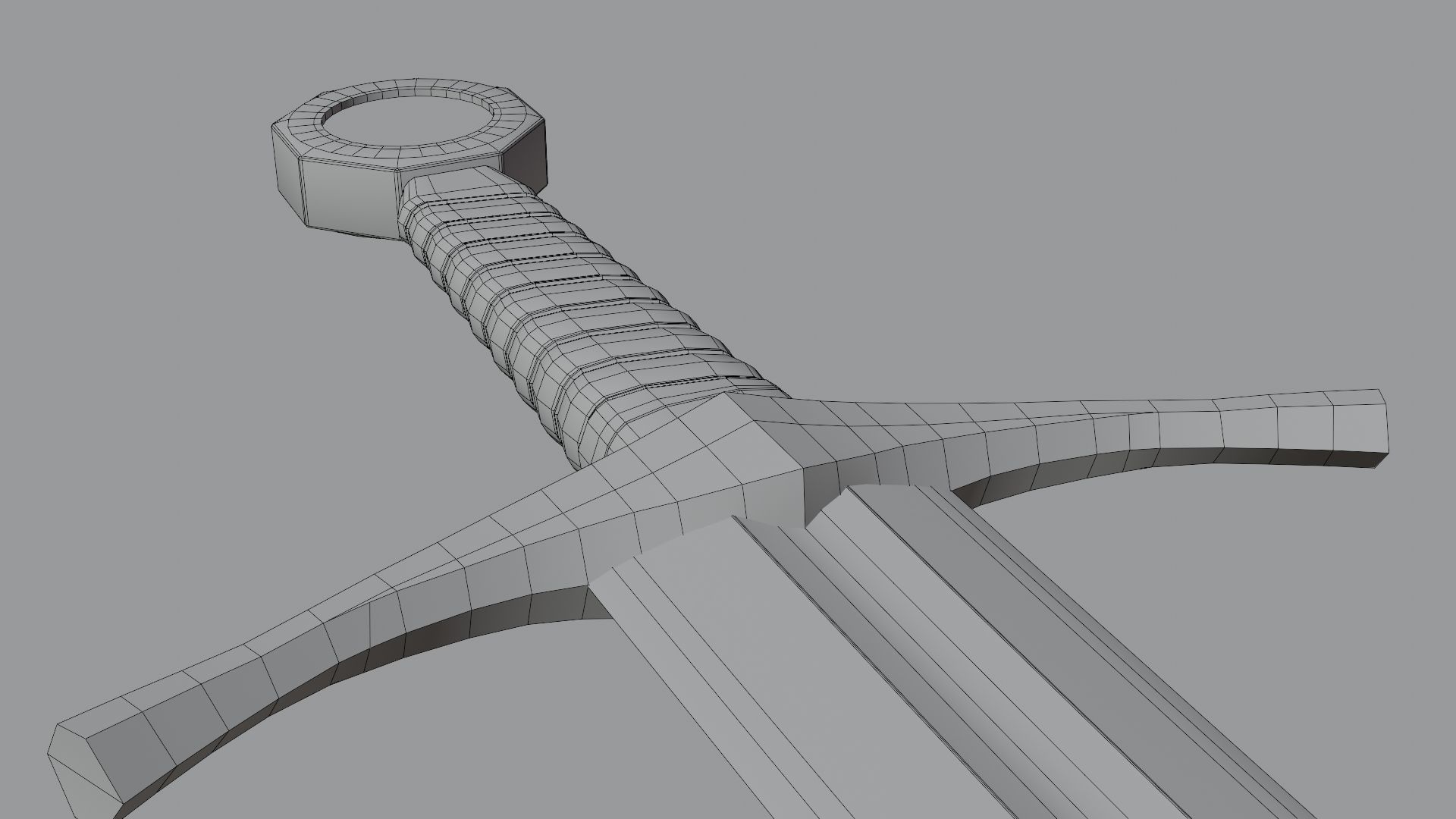 Templar Knight Sword 3D model | CGTrader