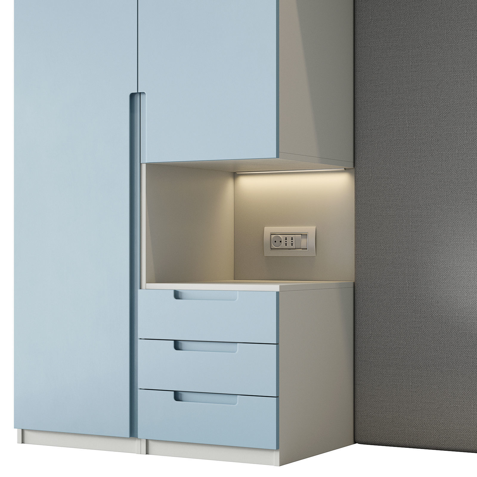 3D model Headboard wall Inkerman VR / AR / low-poly | CGTrader