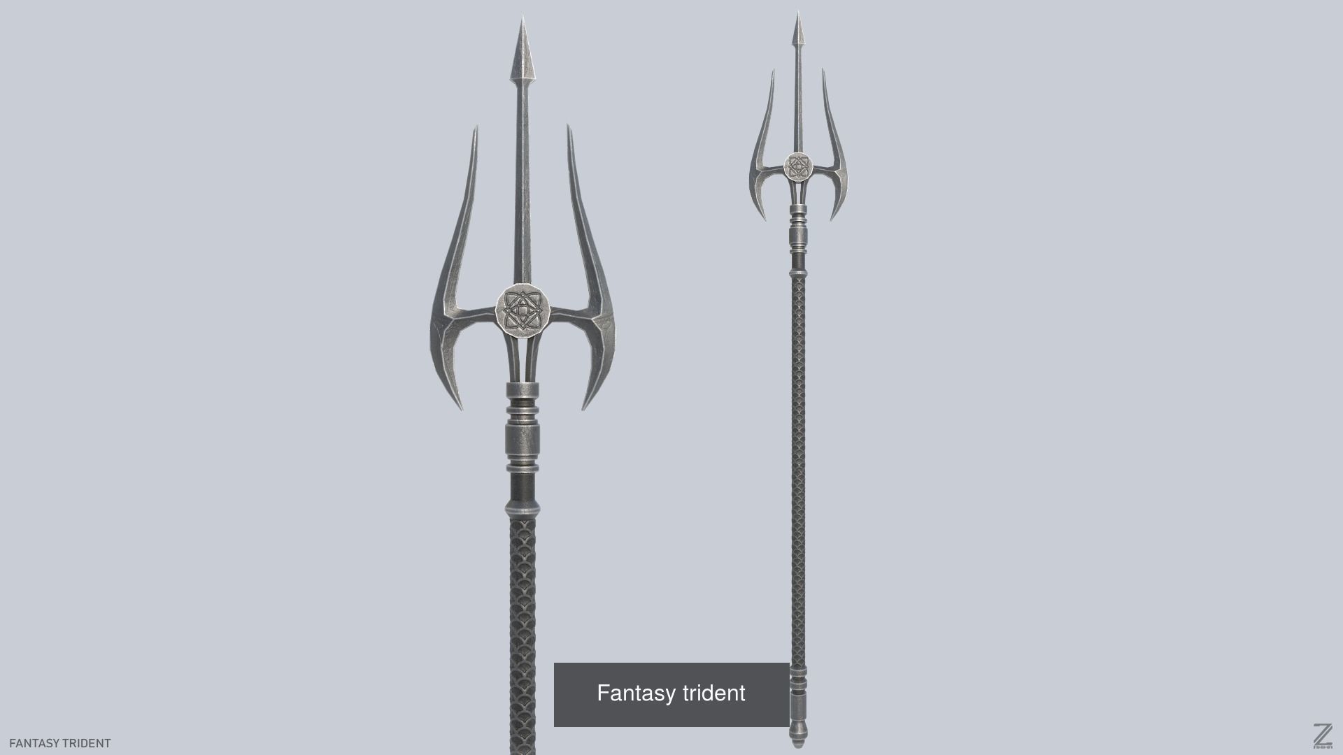 Fantasy trident collection VR / AR / low-poly | CGTrader