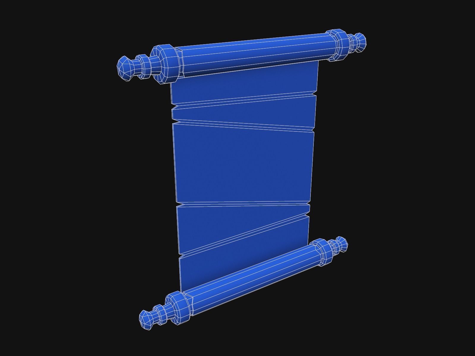 3D model Old Paper Scroll 3D model VR / AR / low-poly | CGTrader