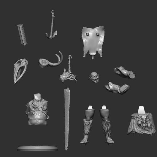 Seven Blades Project - Giant 3D model 3D printable | CGTrader