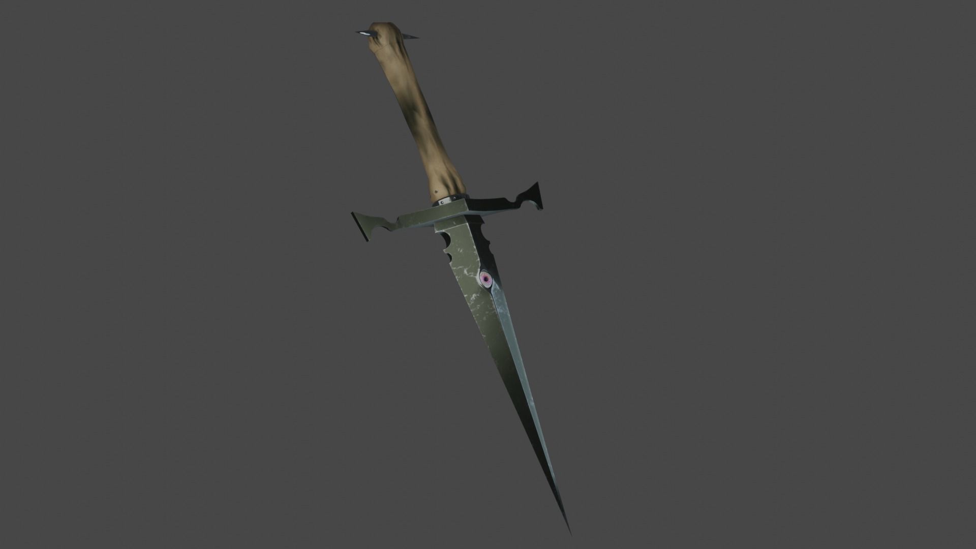 3D model Bone dagger VR / AR / low-poly | CGTrader
