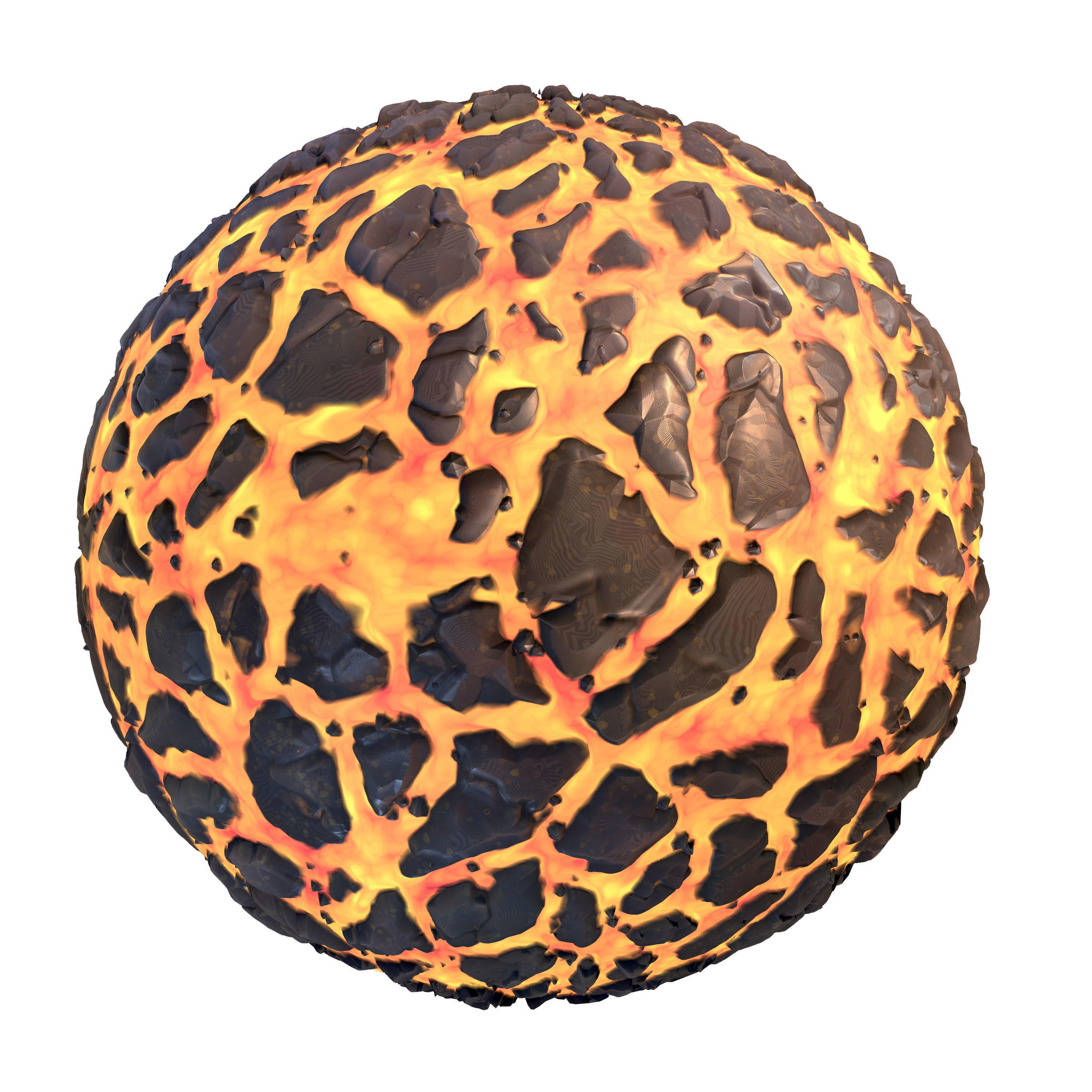 Texture Stylized PBR Texture - Lava VR / AR / low-poly | CGTrader