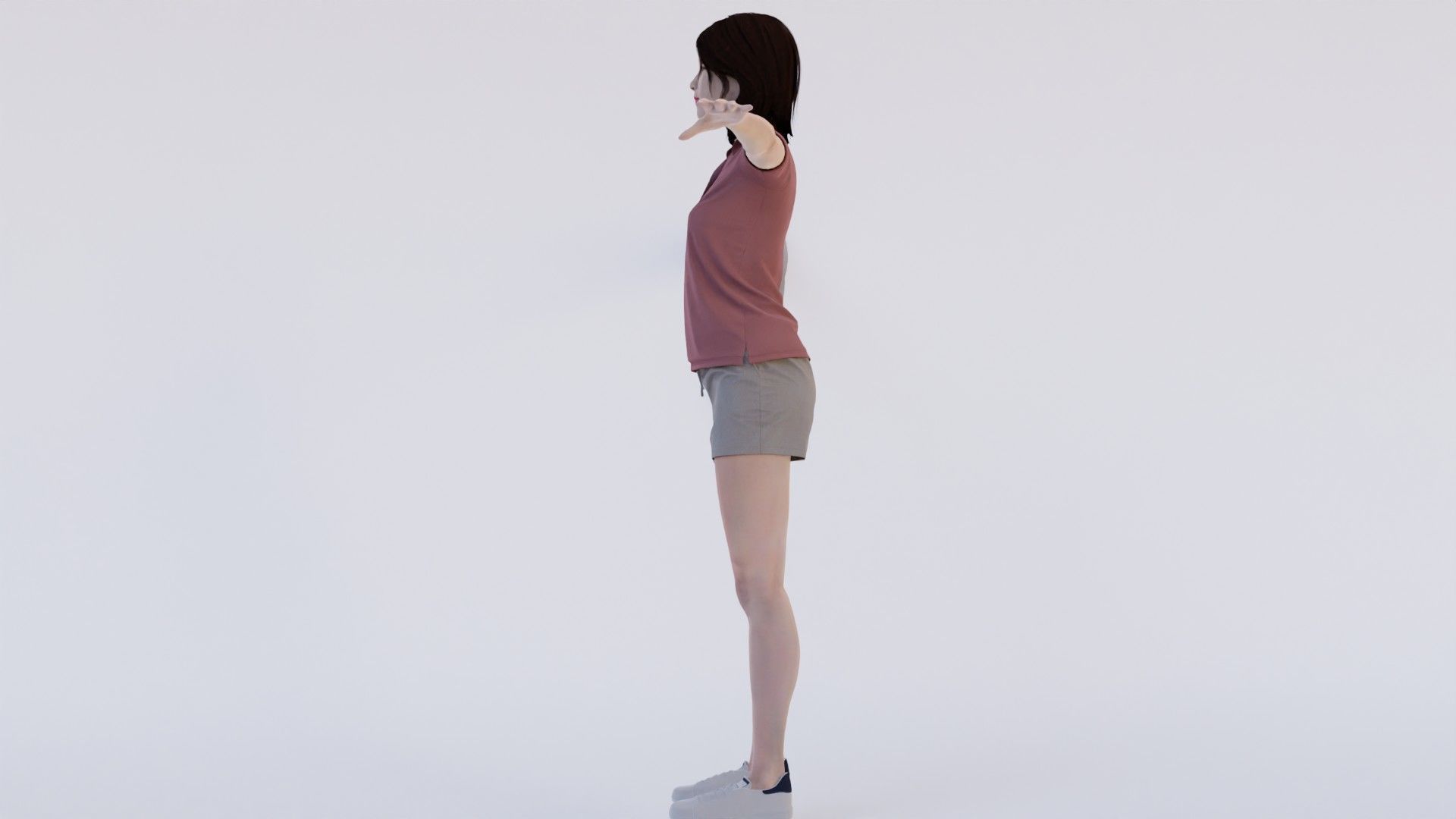 3D model Pack of 7 rigged humans T-pose VR / AR / low-poly | CGTrader