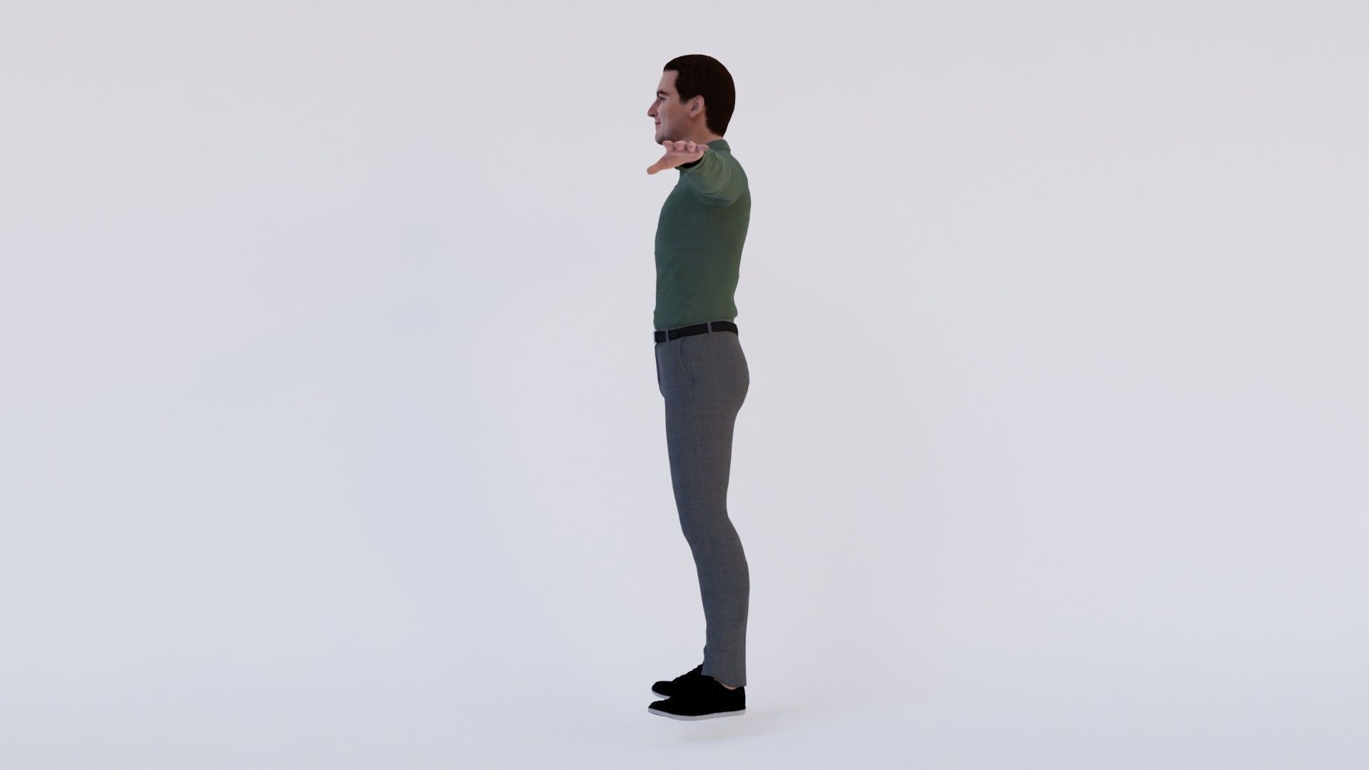 3D model Collection 7 rigged humans textured VR / AR / low-poly | CGTrader