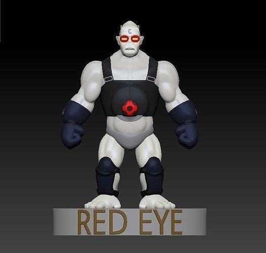 Red eye 3D model 3D printable | CGTrader